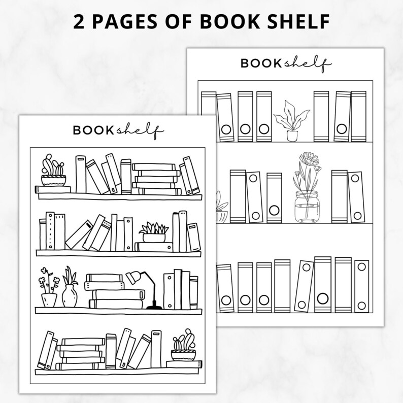 Book Reading Planner Bundle Printablereading Planner - Etsy