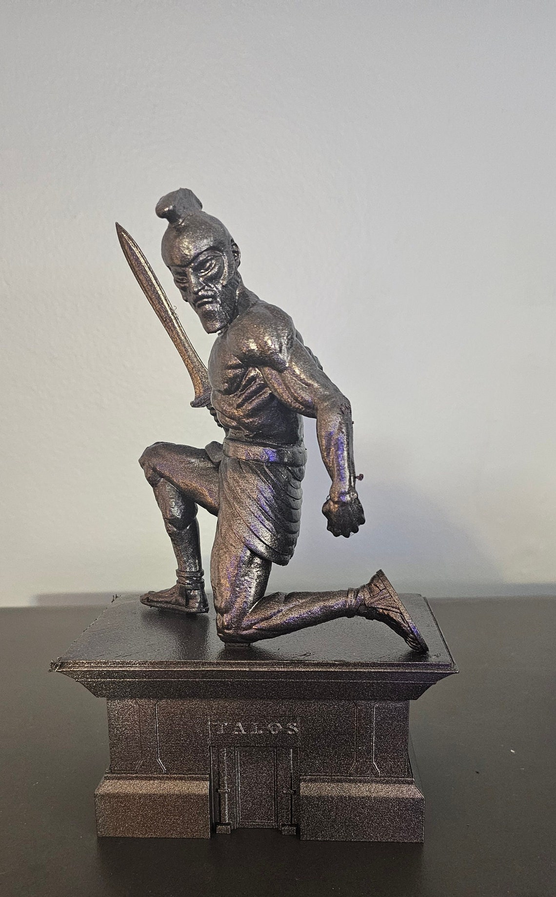 Talos Statue: Greek Mythology Bronze Giant, PLA Figure From Jason and ...