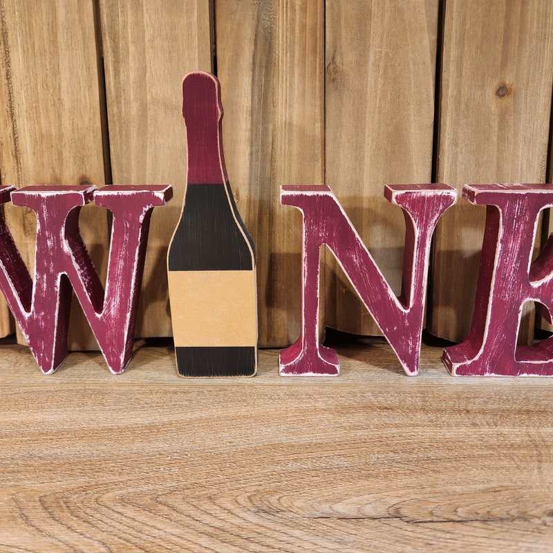 Wine Letters - Etsy