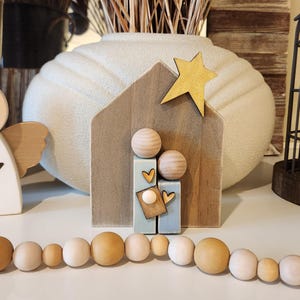 Rustic Wooden Nativity Set for Your Holiday Decor. Celebrate the ...