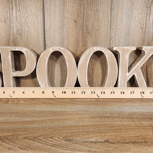 SPOOKY! Halloween SPOOKY Sign With Free Standing Wood Letters for Fall ...