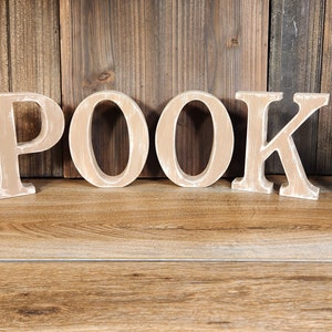 SPOOKY! Halloween SPOOKY Sign With Free Standing Wood Letters for Fall ...