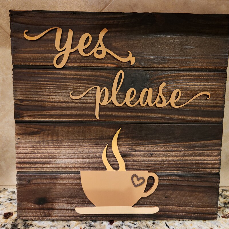 Coffee Wood Sign - Etsy