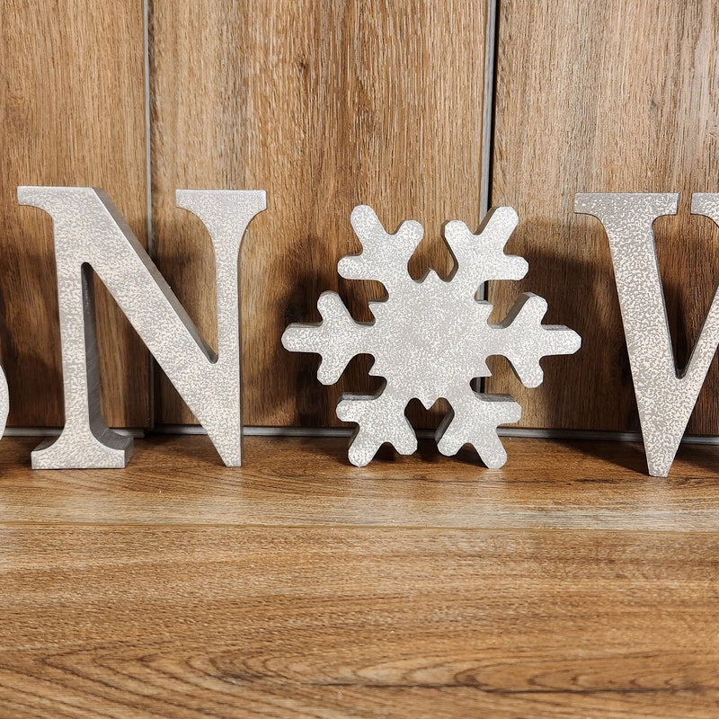 Let It Snow Letters - Etsy