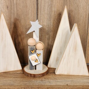 Rustic Wooden Nativity Set for Your Holiday Decor. Celebrate the ...