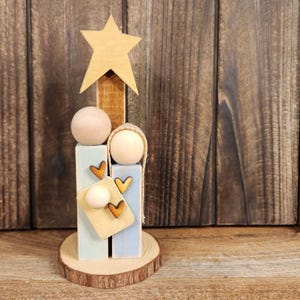 Rustic Wooden Nativity Set for Your Holiday Decor. Celebrate the ...