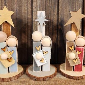 Rustic Wooden Nativity Set for Your Holiday Decor. Celebrate the ...