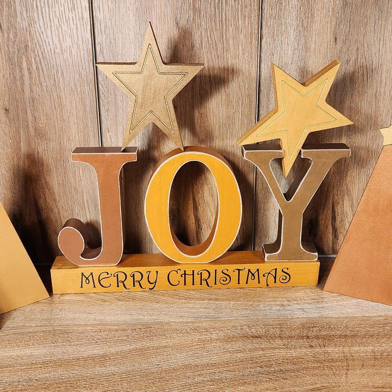Wooden Joy Sign - Etsy