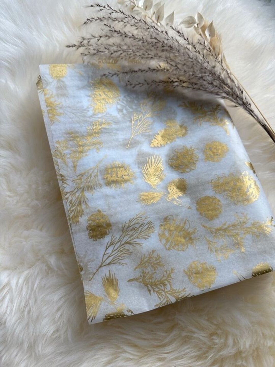 Tissue Paper Gold Packaging PINS Noble Packaging Packing Clothes 50 X ...