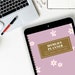 Pink Digital Planner Undated Vertical for iPad or Tablet Monthly Weekly ...