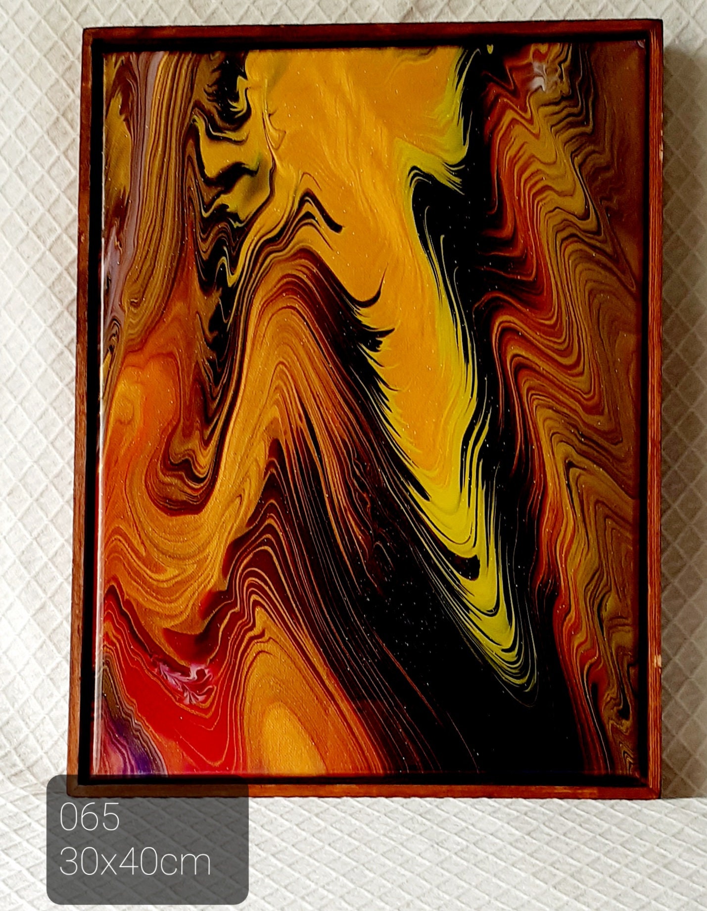 Original Abstract Acrylic Flow Art Painting on Canvas - Etsy.de