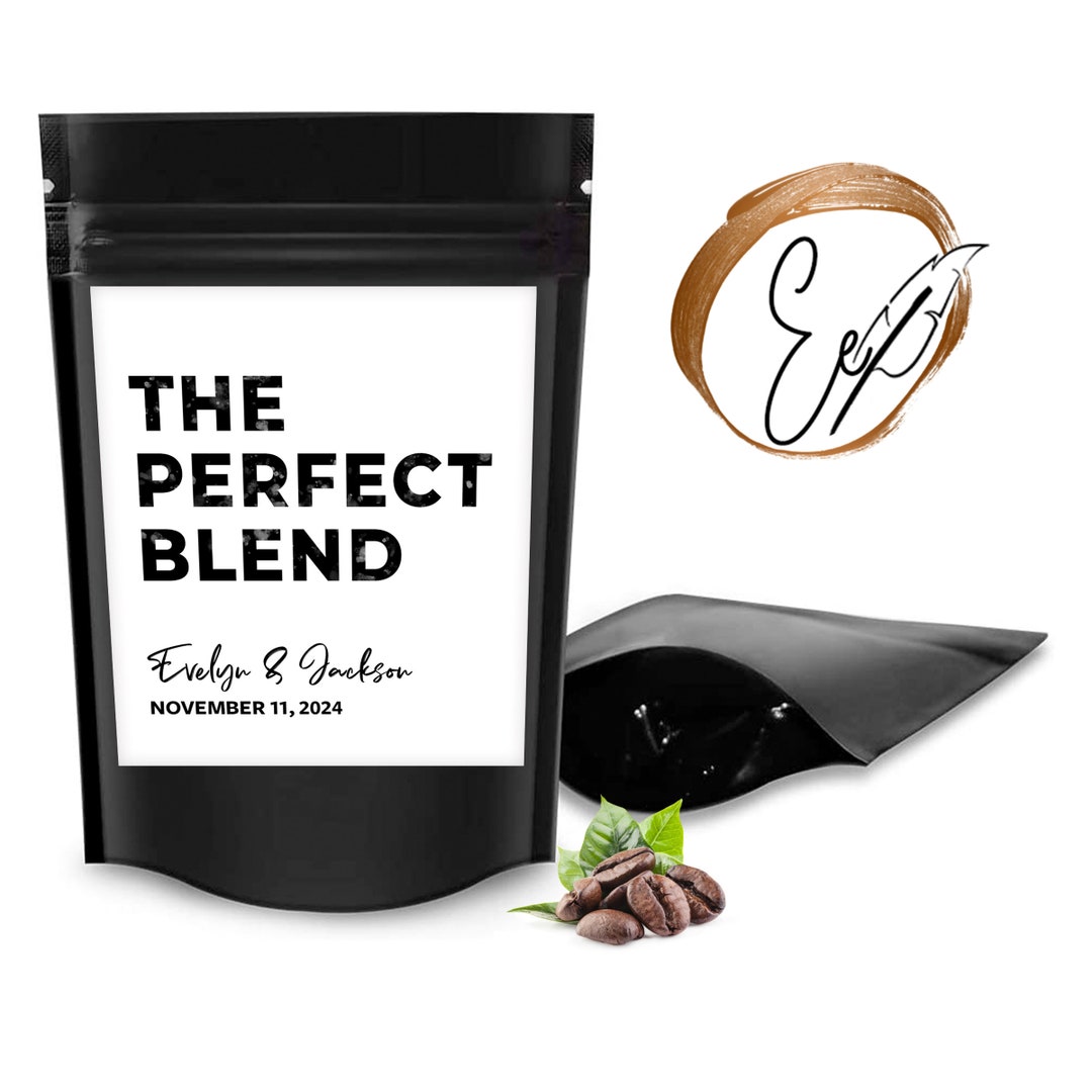 Perfect Blend Coffee/tea Bags Coffee Favor Pouch Coffee Favor Bags ...