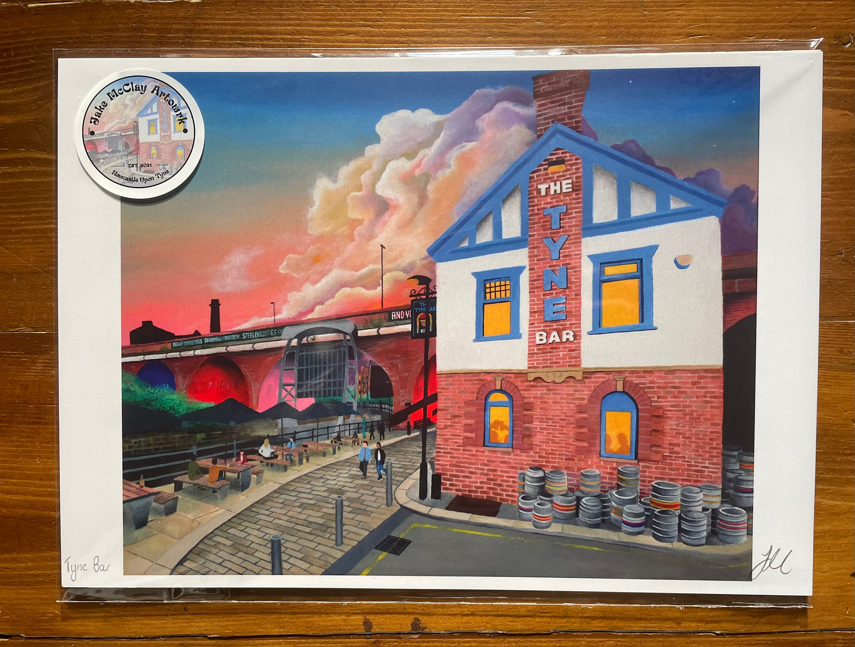 The Tyne Bar, Ouseburn, Newcastle - Etsy UK