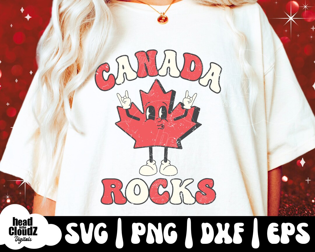 Canada Rocks SVG Canada Rocks PNG Canada Day Svg Canada Day Png Maple ...