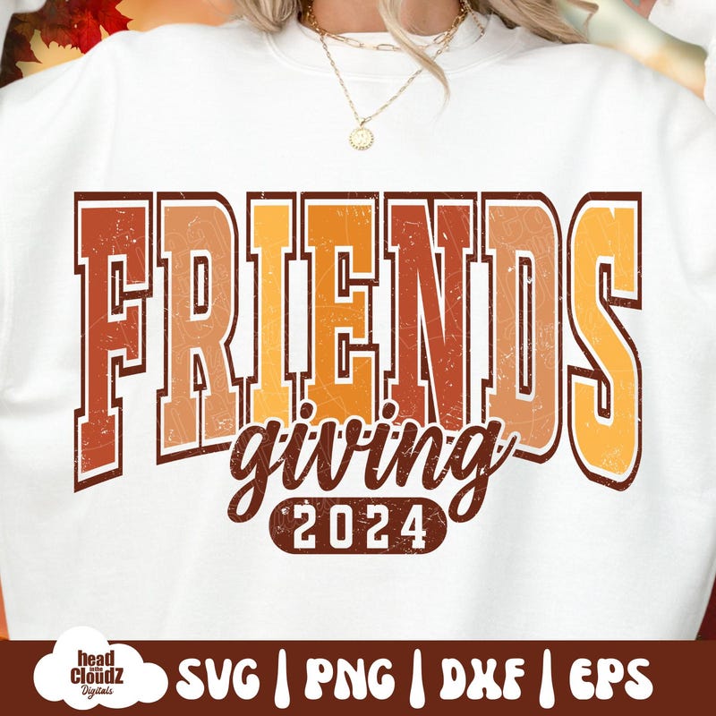 Friendsgiving Svg - Etsy