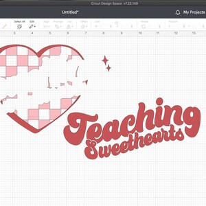 Teaching Sweethearts SVG Teaching Sweethearts PNG Teacher Valentine Svg ...