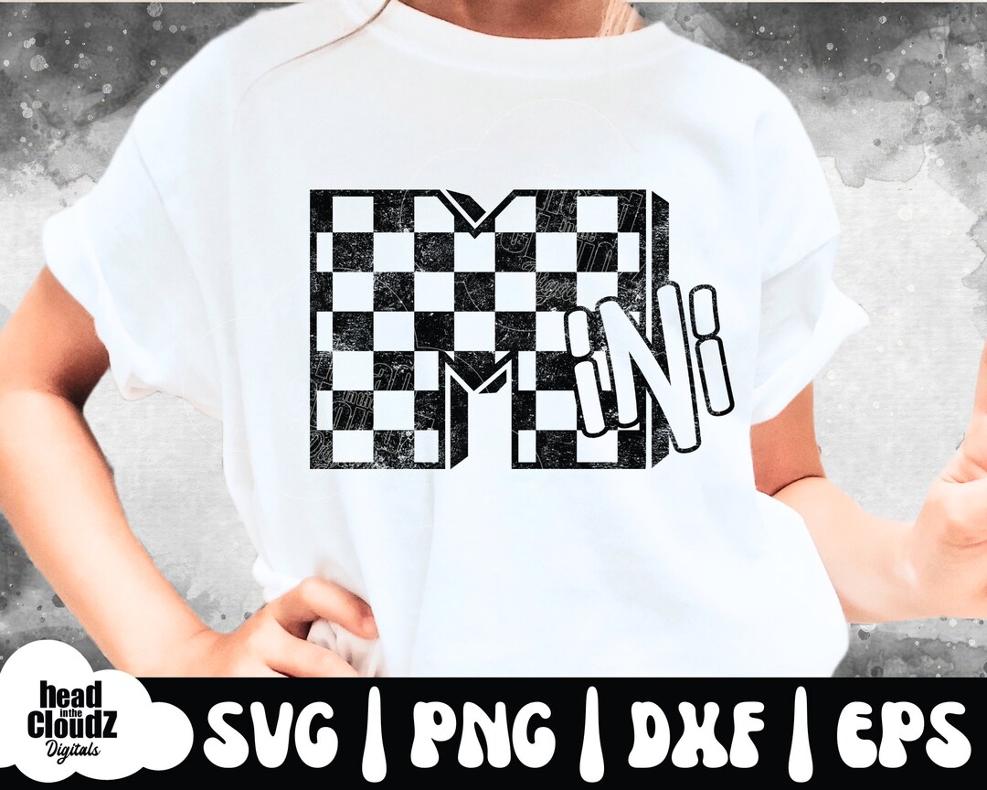 Mini Checkered SVG PNG Mom and Mini Svg Checkered Svg Checker Svg Kids ...