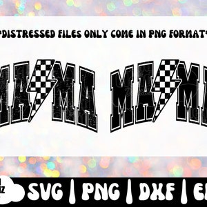 Mama Checker Lightning Bolt SVG | Mama Checker Ligtning Bolt PNG | Mom ...