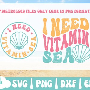 I Need Vitamin Sea SVG | I Need Vitamin Sea PNG | Summer Svg | Png ...