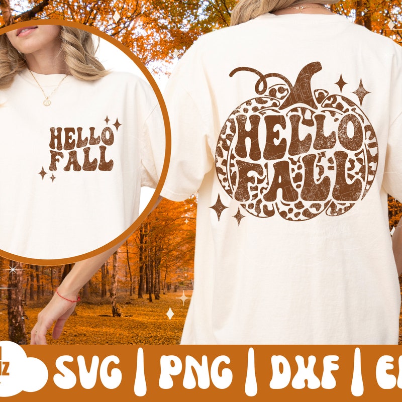 Hello Fall Svg - Etsy