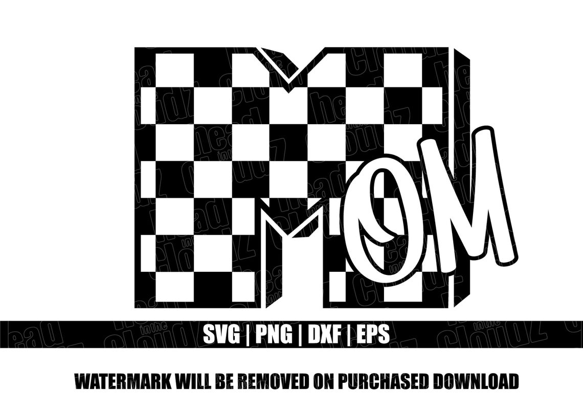 Mom Checkered Svg Mom Checkered Png Mom Svg Mom Png - Etsy