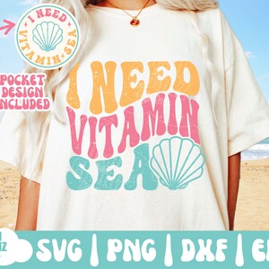 I Need Vitamin Sea SVG I Need Vitamin Sea PNG Summer Svg Png Summer ...