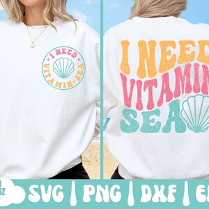 I Need Vitamin Sea SVG I Need Vitamin Sea PNG Summer Svg Png Summer ...