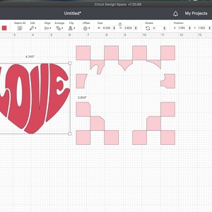 Retro Love Heart Checkers Svg Png Retro Heart Svg Retro Heart Png ...