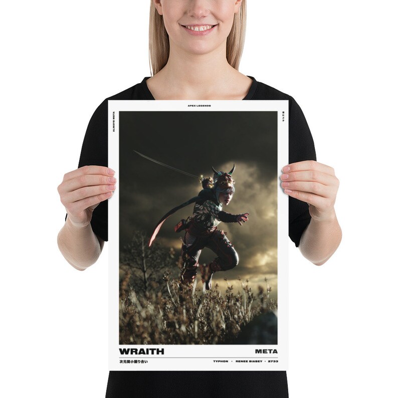 Wraith Apex Legends Samurai Poster Wraith Samurai Apex - Etsy