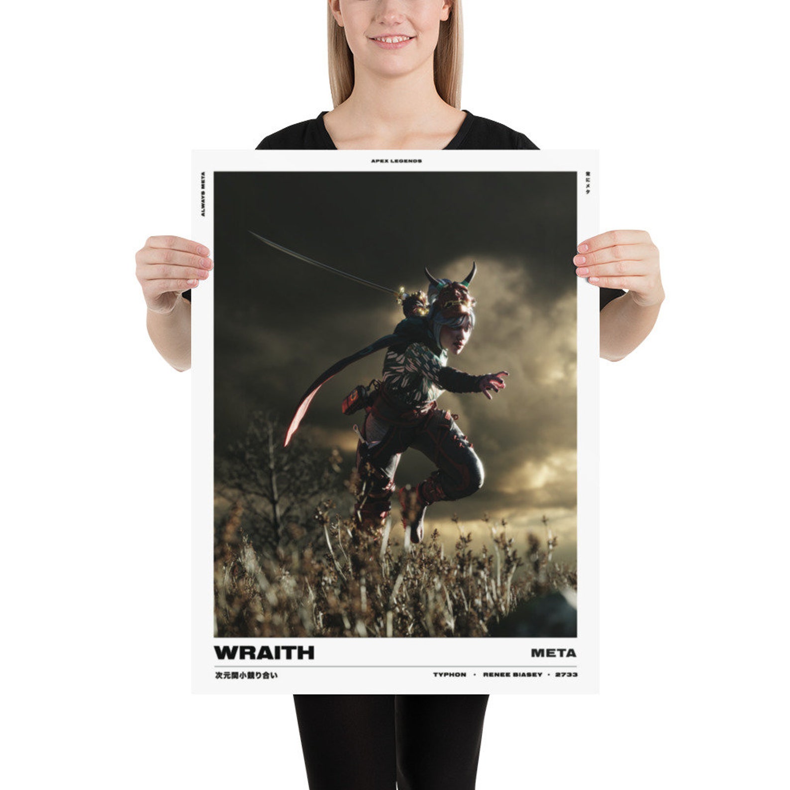 Wraith Apex Legends Samurai Poster Wraith Samurai Apex - Etsy Canada
