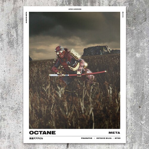 Octane Apex Legends Samurai Poster Octane Samurai Apex - Etsy