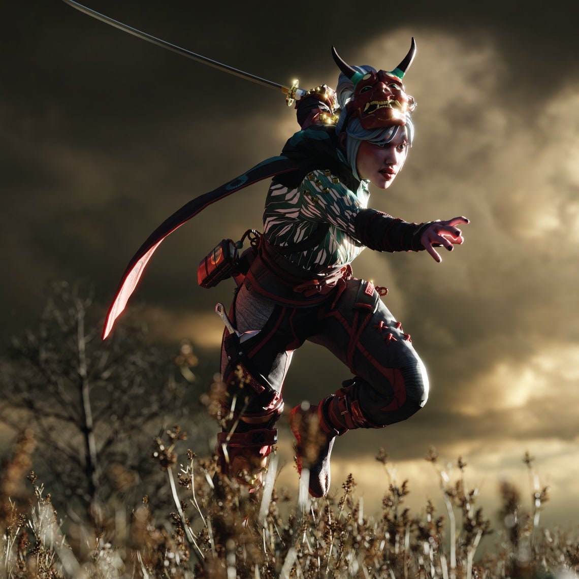 Wraith Apex Legends Samurai Poster, Wraith Samurai, Apex Legends Art ...