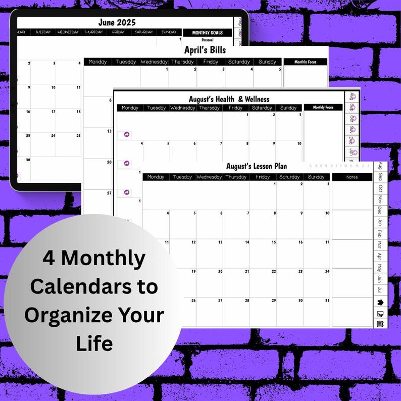 Dated Ultimate Teacher Planner Template 2025-2026 | Weekly Agenda ...