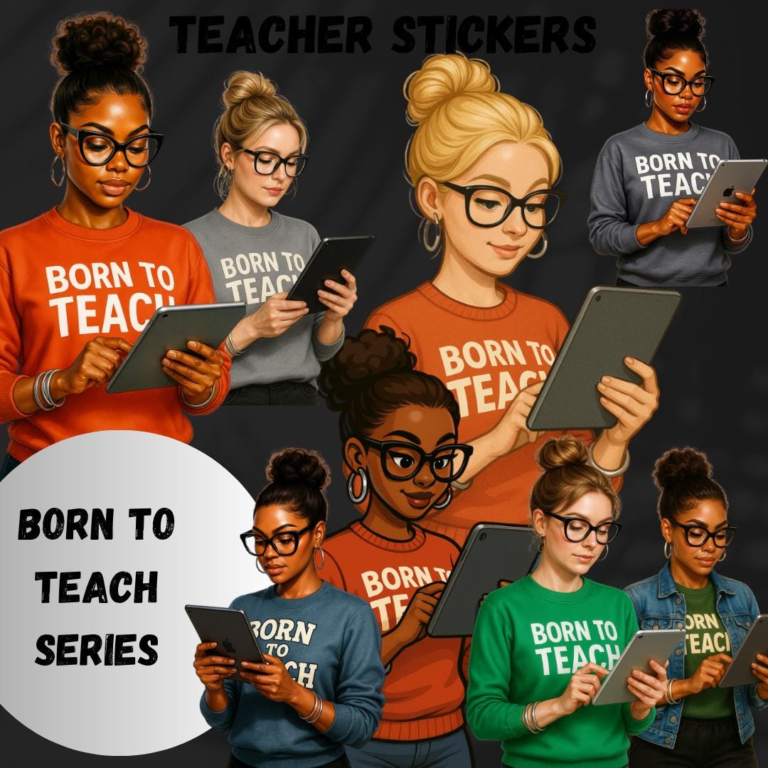 Born to Teach Series - Etsy