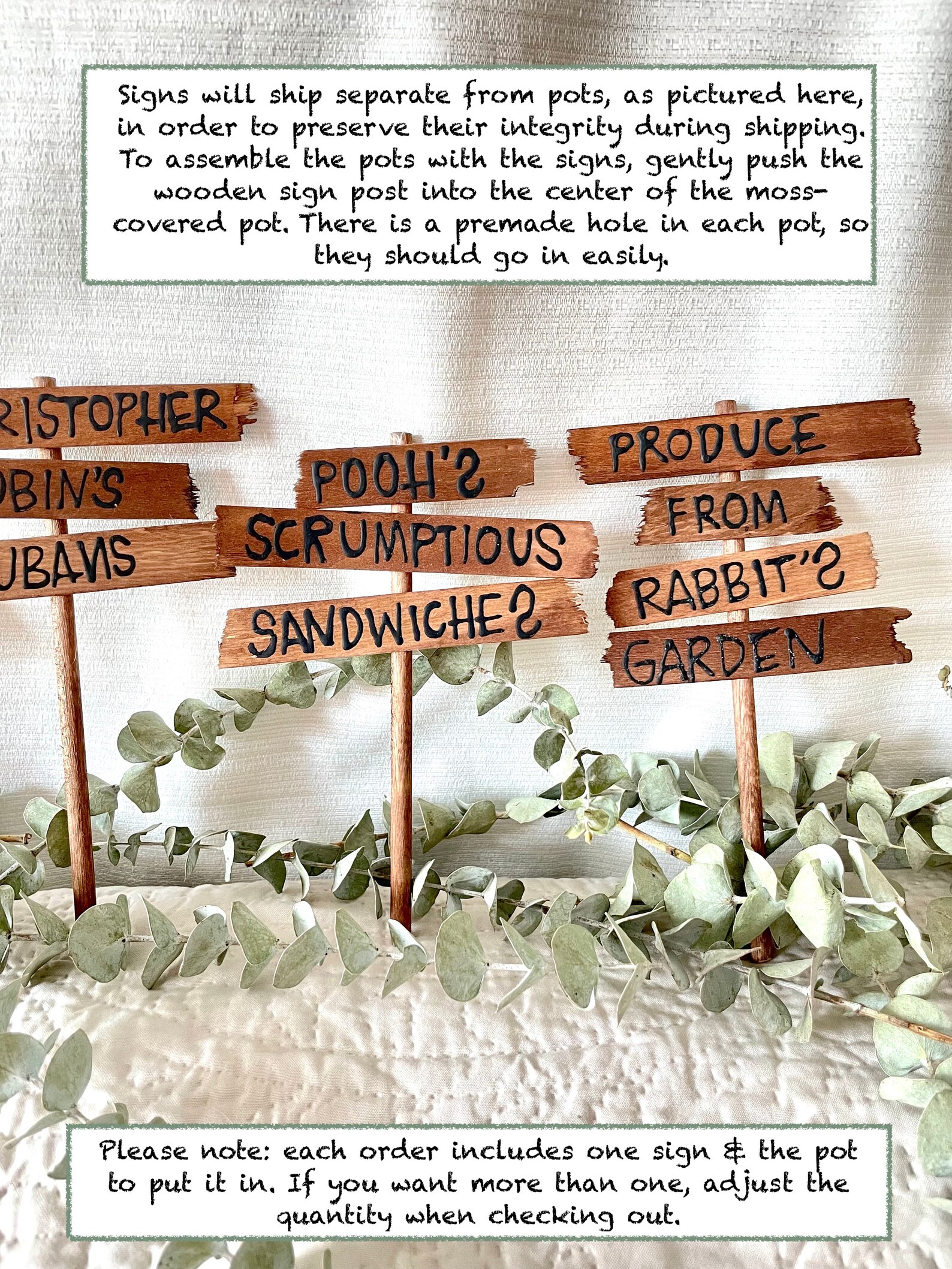 Winnie the Pooh Hunny Pot Favor Party Decoration Food Sign - Etsy