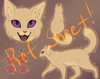 Warriors Reference Sheet Base | Feline & Cat Lineart, Base - Etsy