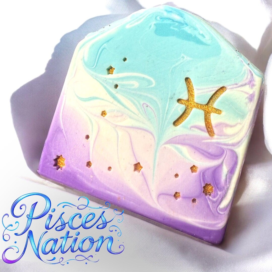 Pisces Nation Artisan Soap (jasmine and Sandalwood Fragrance) - Etsy