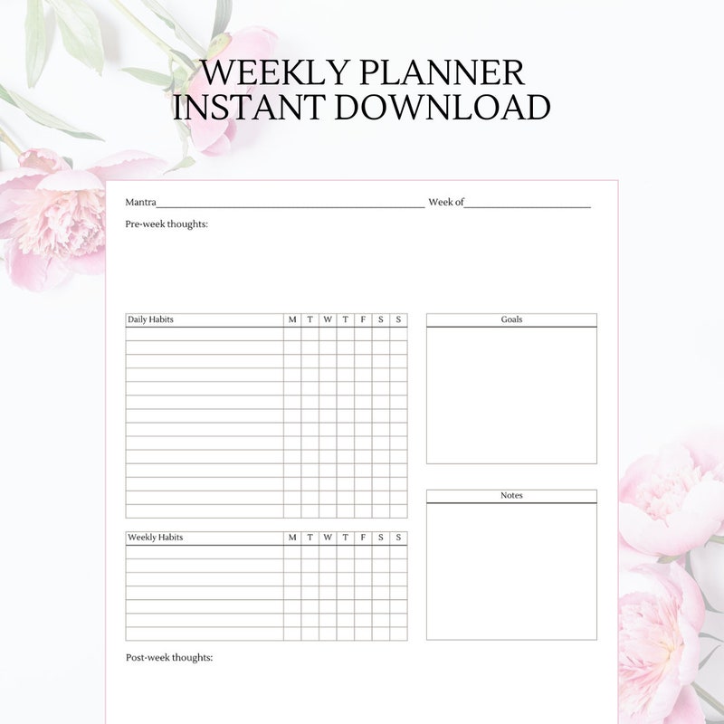 Mantra Calendar - Etsy