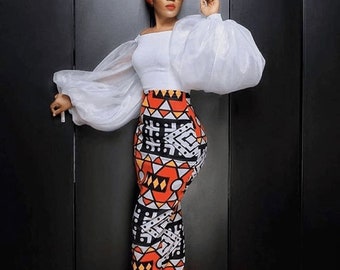 African Pencil Skirt - Etsy