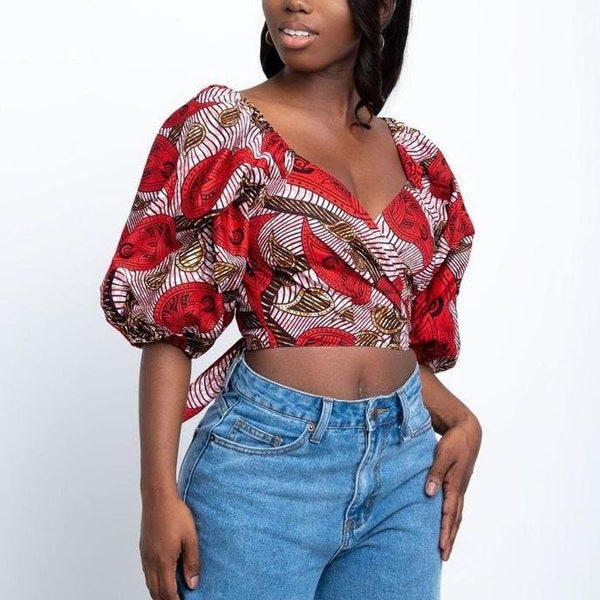 Ankara Crop Top Etsy France