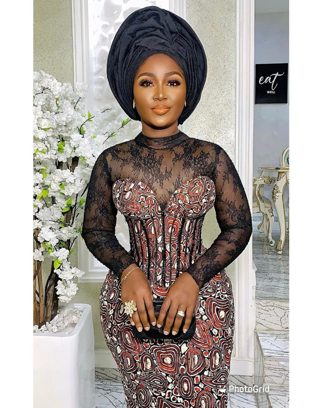 African Print Corset Dress African Reception Dress Ankara Etsy