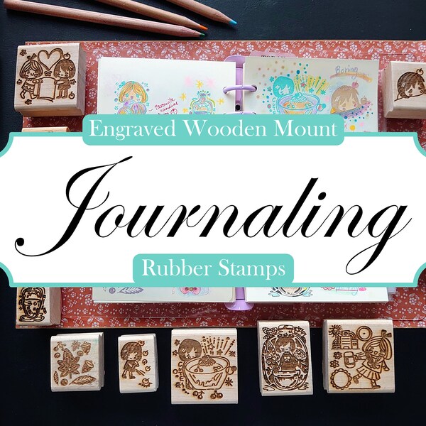 Cartoon Rubber Stamp - Etsy