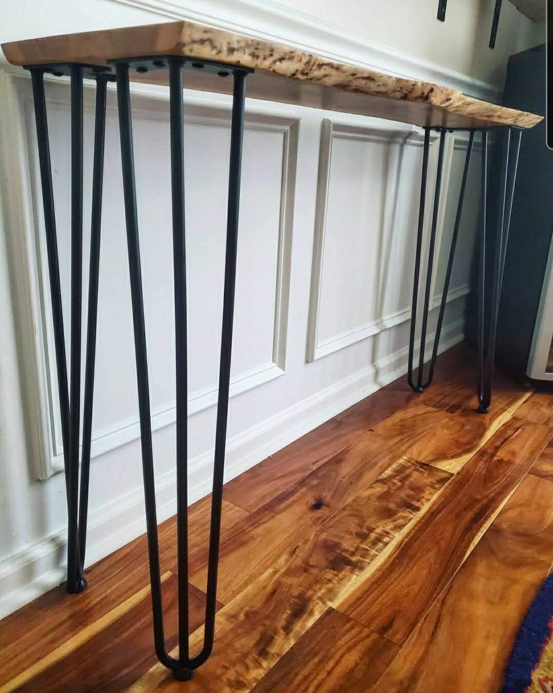 Live Edge Cherry Console Table - Etsy