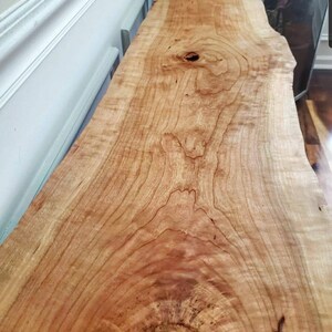Live Edge Cherry Console Table - Etsy