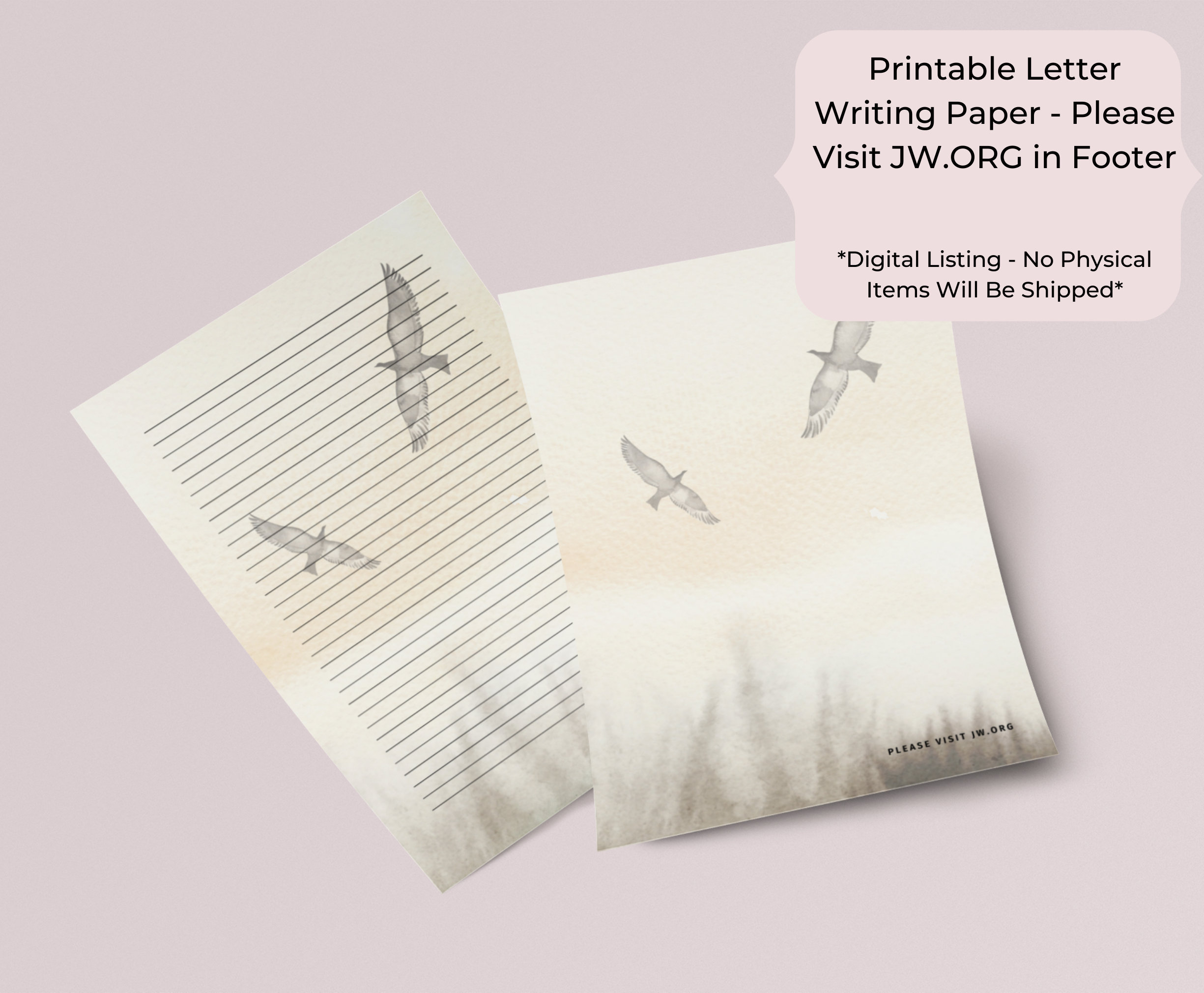 JW Org QR Codes - Jw Letter Writing Paper Designs – Jw Stationery ...