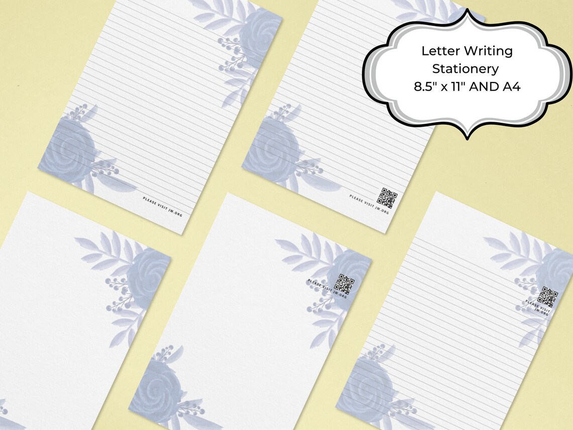 JW QR Codes Jw Stationary Jw Pioneers Jw Letter Writing - Etsy