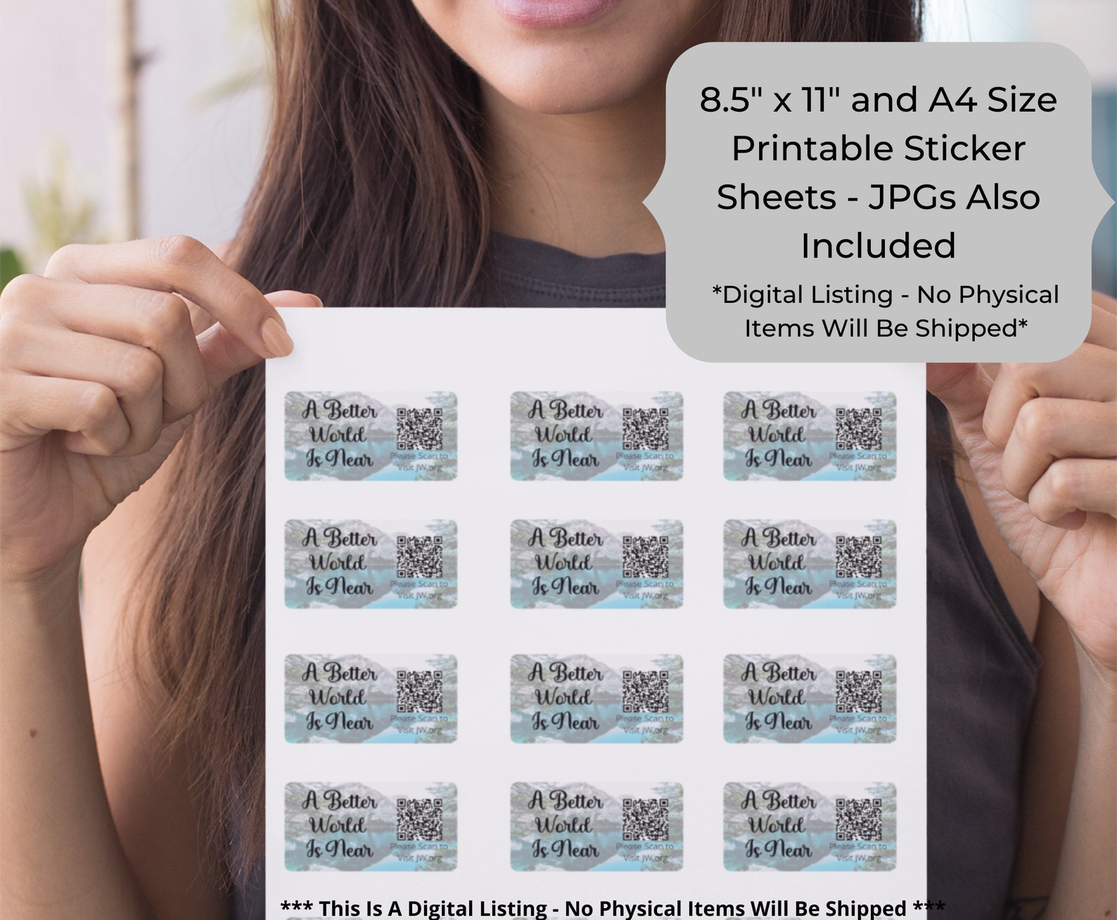 JW November Campaign Stickers – Jw QR Code Stickers – JW A Better World ...