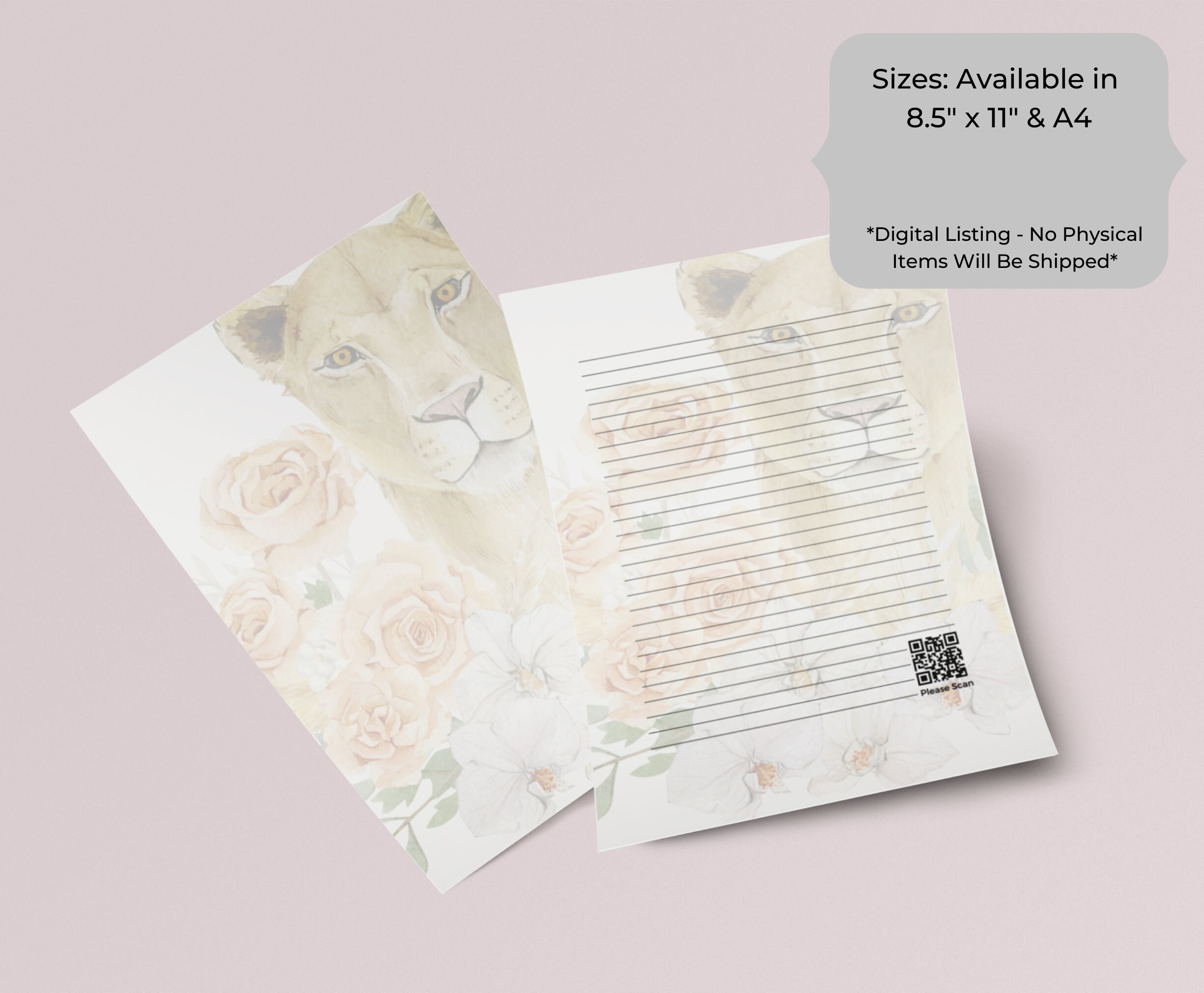 JW QR Codes Jw Letter Writing Paper Designs 5 Designs Digital Instant ...