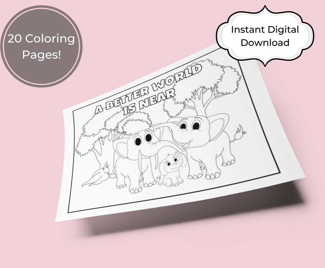 JW Coloring Pages Jw Kids Printables Jw Kids Activities - Etsy