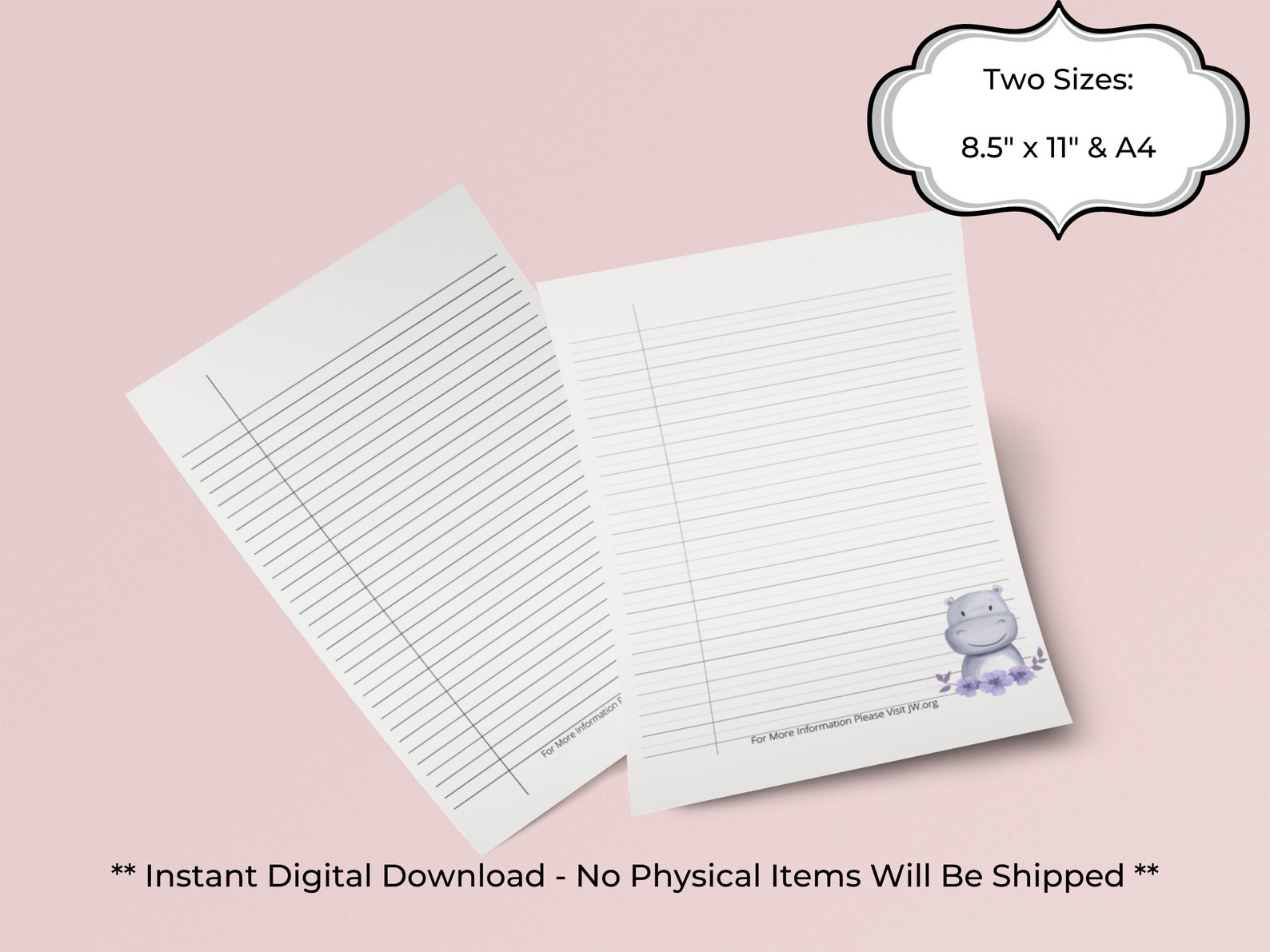 Kids Letter Writing JW - JW Letter - Jw Stationary - Jw Writing Letter ...